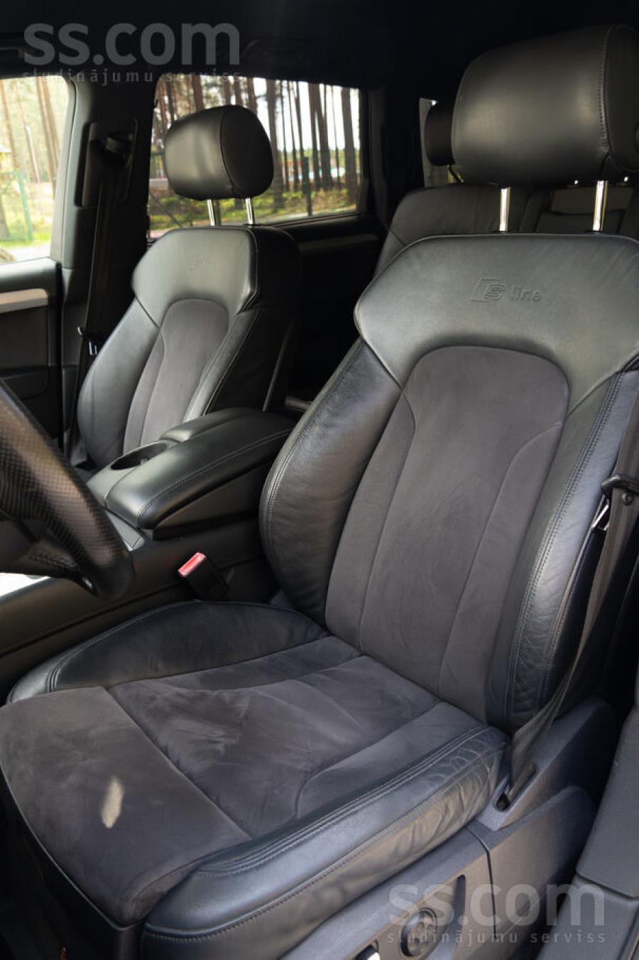 Black Audi Q7 2011 in Riga, with an engine capacity of 3.00 L and mileage of 213 thousand km for 12900 €, photo 16 on AUTOMOTO.COM.LV