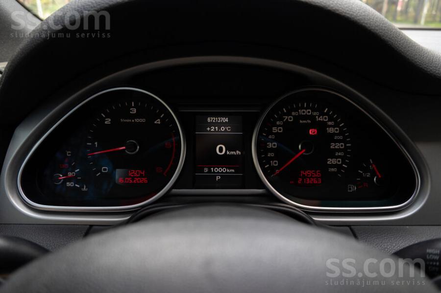Black Audi Q7 2011 in Riga, with an engine capacity of 3.00 L and mileage of 213 thousand km for 12900 €, photo 22 on AUTOMOTO.COM.LV