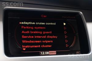 Black Audi Q7 2011 in Riga, with an engine capacity of 3.00 L and mileage of 213 thousand km for 12900 €, photo 29 on AUTOMOTO.COM.LV