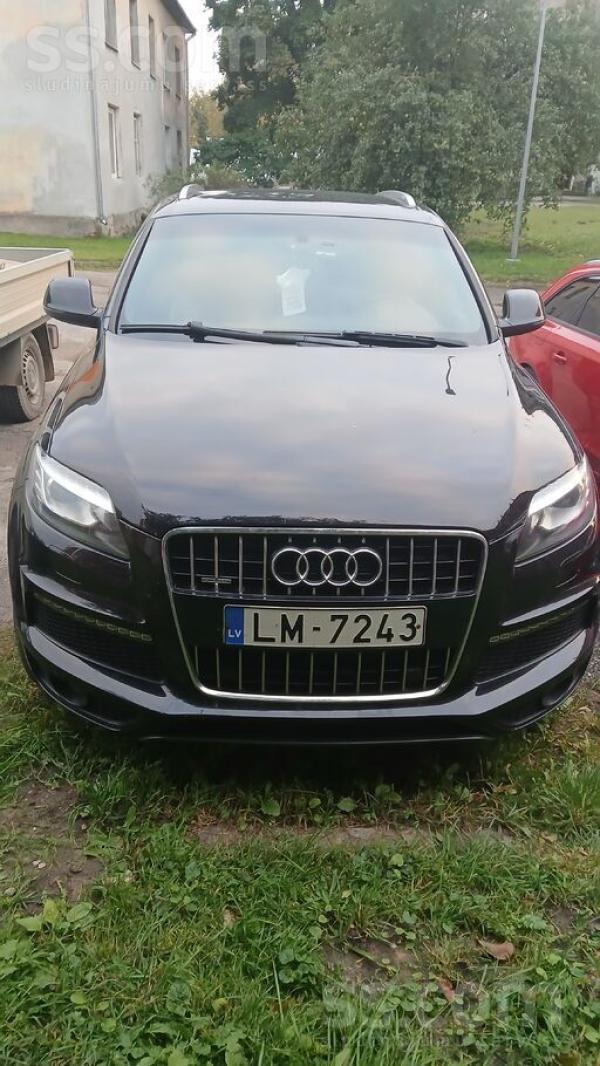 Black Audi Q7 2011 in Kuldiga, with an engine capacity of 3.00 L and mileage of 221 thousand km for 9000 €, photo 1 on AUTOMOTO.COM.LV