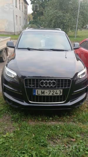 Black Audi Q7 2011 in Kuldiga, with an engine capacity of 3.00 L and mileage of 221 thousand km for 9000 €, photo  on AUTOMOTO.COM.LV