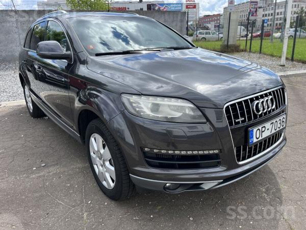 Melns Audi Q7 2011 Rīga, ar dzinēja tilpumu 3.00 L un nobraukumu 353 tūkst. km par 9299 €, foto 1 vietnē AUTOMOTO.COM.LV