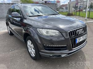 Black Audi Q7 2011 in Riga, with an engine capacity of 3.00 L and mileage of 353 thousand km for 9299 €, photo  on AUTOMOTO.COM.LV