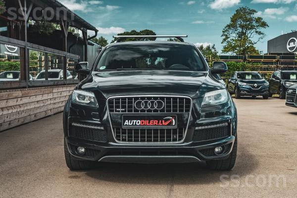 Black Audi Q7 2011 in Riga, with an engine capacity of 3.00 L and mileage of 0 thousand km for 11650 €, photo 5 on AUTOMOTO.COM.LV