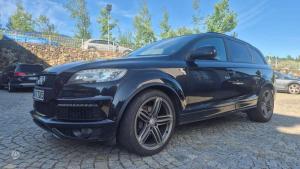 Melns Audi Q7 2011 Rokiškis, ar dzinēja tilpumu 4.13 L un nobraukumu 261 tūkst. km par 8500 €, foto  vietnē AUTOMOTO.COM.LV