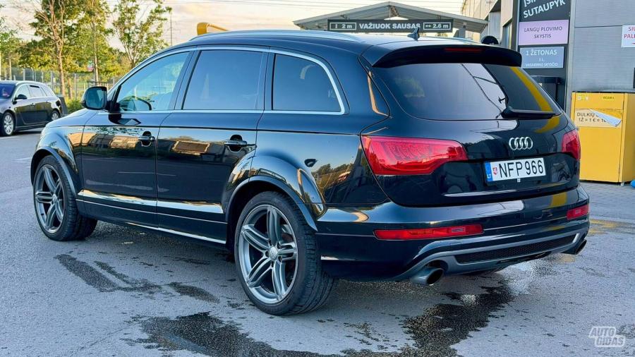 Melns Audi Q7 2011 Šauļi, ar dzinēja tilpumu 3.00 L un nobraukumu 373 tūkst. km par 13600 €, foto 4 vietnē AUTOMOTO.COM.LV