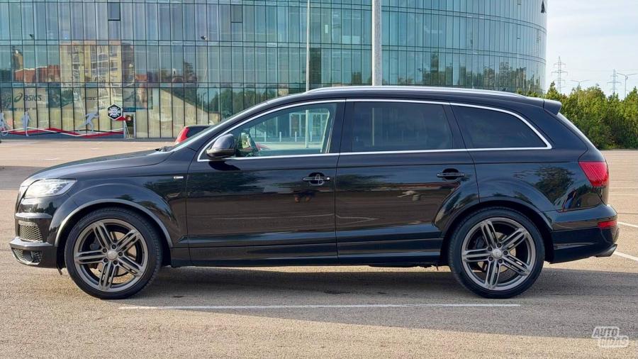 Melns Audi Q7 2011 Šauļi, ar dzinēja tilpumu 3.00 L un nobraukumu 373 tūkst. km par 13600 €, foto 10 vietnē AUTOMOTO.COM.LV