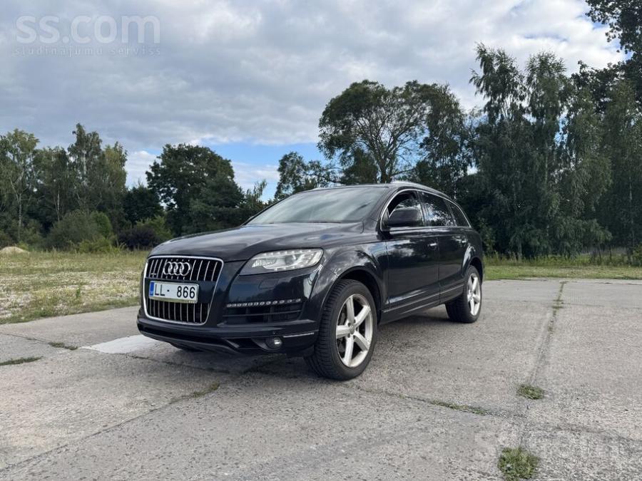 Melns Audi Q7 2011 Rīga, ar dzinēja tilpumu 3.00 L un nobraukumu 334 tūkst. km par 11700 €, foto 3 vietnē AUTOMOTO.COM.LV