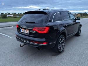 Black Audi Q7 2011 in Telschi, with an engine capacity of 2.97 L and mileage of 280 thousand km for 6550 €, photo 6 on AUTOMOTO.COM.LV