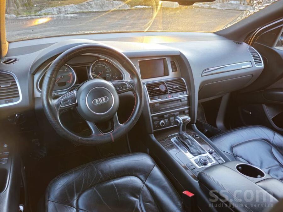 Melns Audi Q7 2011 Saldus, ar dzinēja tilpumu 3.00 L un nobraukumu 258 tūkst. km par 8500 €, foto 14 vietnē AUTOMOTO.COM.LV