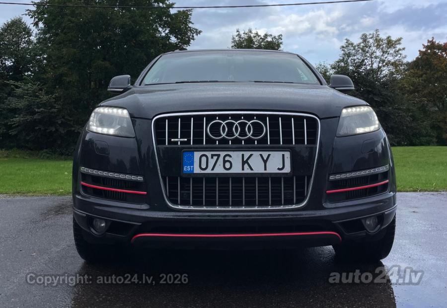 Melns Audi Q7 2011 Kivieli, ar dzinēja tilpumu 4.10 L un nobraukumu 335 tūkst. km par 10500 €, foto 1 vietnē AUTOMOTO.COM.LV