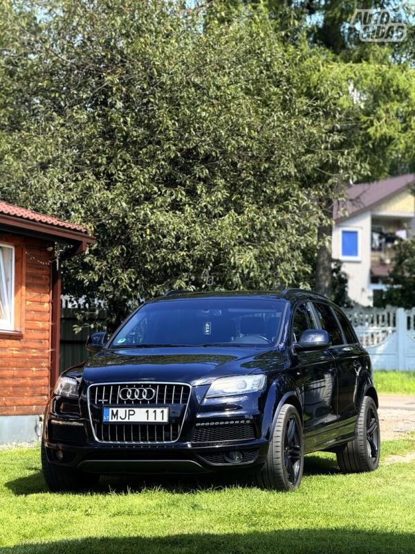 Melns Audi Q7 2011 Viļņa, ar dzinēja tilpumu 3.00 L un nobraukumu 350 tūkst. km par 10400 €, foto 3 vietnē AUTOMOTO.COM.LV