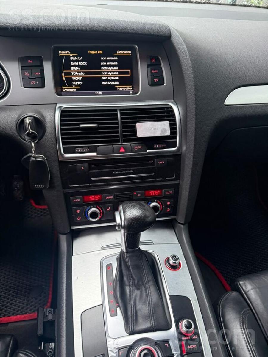 Melns Audi Q7 2011 Rīga, ar dzinēja tilpumu 3.00 L un nobraukumu 0 tūkst. km par 10500 €, foto 13 vietnē AUTOMOTO.COM.LV