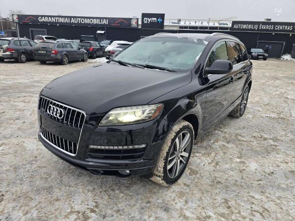 Black Audi Q7 2012 in Vilnius, with an engine capacity of 3.00 L and mileage of 148 thousand km for 11250 €, photo 1 on AUTOMOTO.COM.LV