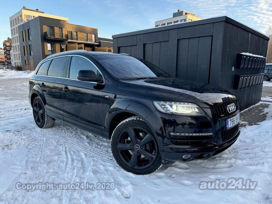 Melns Audi Q7 2012 Tartu, ar dzinēja tilpumu 3.00 L un nobraukumu 209 tūkst. km par 12999 €, foto 1 vietnē AUTOMOTO.COM.LV