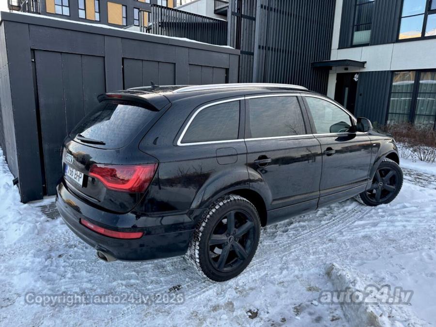 Melns Audi Q7 2012 Tartu, ar dzinēja tilpumu 3.00 L un nobraukumu 209 tūkst. km par 12999 €, foto 4 vietnē AUTOMOTO.COM.LV