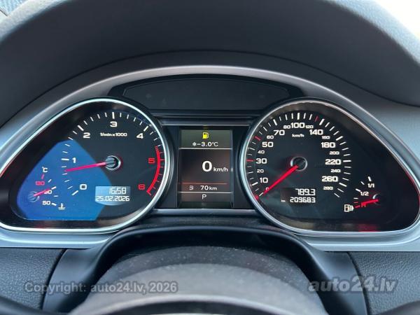 Black Audi Q7 2012 in Tartu, with an engine capacity of 3.00 L and mileage of 209 thousand km for 12999 €, photo 11 on AUTOMOTO.COM.LV