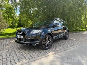 Melns Audi Q7 2012 Rīga, ar dzinēja tilpumu 3.00 L un nobraukumu 276 tūkst. km par 10999 €, foto  vietnē AUTOMOTO.COM.LV