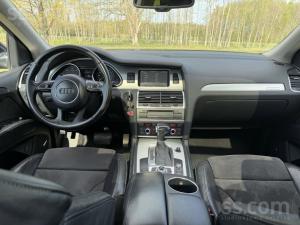 Black Audi Q7 2012 in Riga, with an engine capacity of 3.00 L and mileage of 276 thousand km for 10999 €, photo 12 on AUTOMOTO.COM.LV