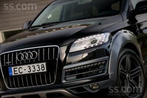 Black Audi Q7 2012 in Jelgava, with an engine capacity of 3.00 L and mileage of 217 thousand km for 14999 €, photo  on AUTOMOTO.COM.LV