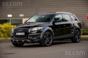 Black Audi Q7 2012 in Jelgava, with an engine capacity of 3.00 L and mileage of 217 thousand km for 14999 €, photo 4 on AUTOMOTO.COM.LV