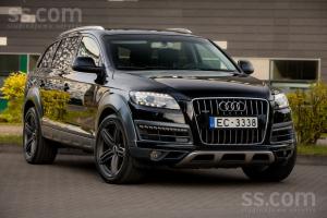 Black Audi Q7 2012 in Jelgava, with an engine capacity of 3.00 L and mileage of 217 thousand km for 14999 €, photo 5 on AUTOMOTO.COM.LV