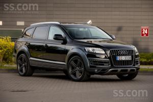 Black Audi Q7 2012 in Jelgava, with an engine capacity of 3.00 L and mileage of 217 thousand km for 14999 €, photo 6 on AUTOMOTO.COM.LV