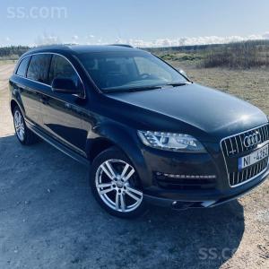 Black Audi Q7 2012 in Riga, with an engine capacity of 3.00 L and mileage of 287 thousand km for 7900 €, photo 8 on AUTOMOTO.COM.LV