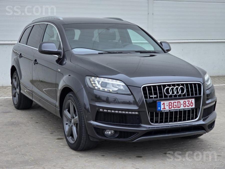 Melns Audi Q7 2012 Rīga, ar dzinēja tilpumu 3.00 L un nobraukumu 168 tūkst. km par 15500 €, foto 1 vietnē AUTOMOTO.COM.LV