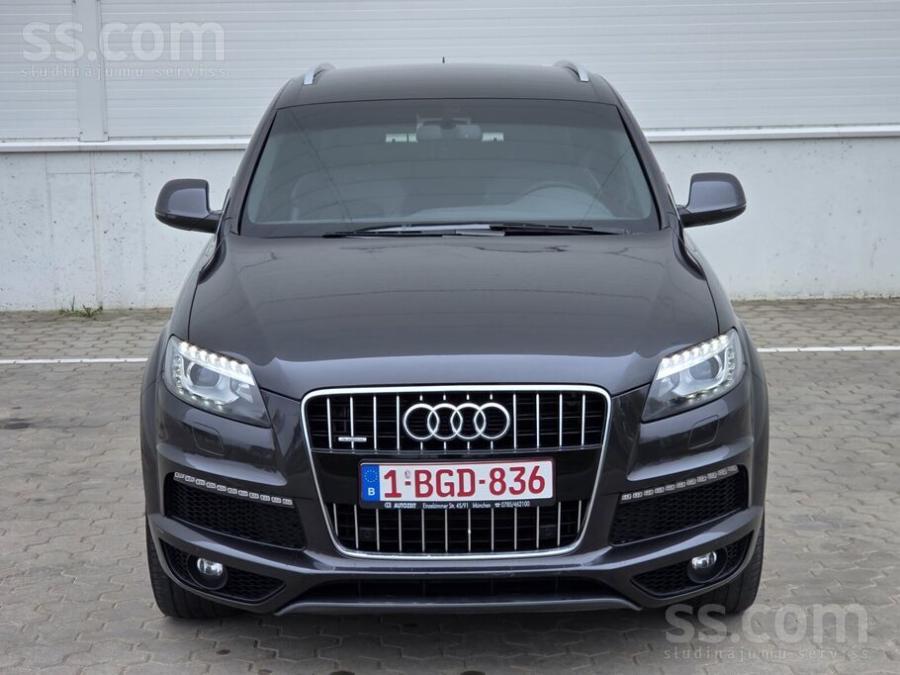Melns Audi Q7 2012 Rīga, ar dzinēja tilpumu 3.00 L un nobraukumu 168 tūkst. km par 15500 €, foto 3 vietnē AUTOMOTO.COM.LV