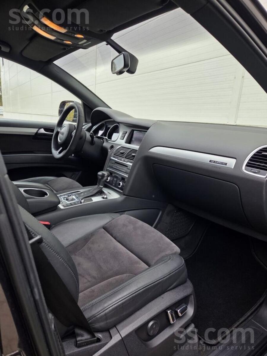 Melns Audi Q7 2012 Rīga, ar dzinēja tilpumu 3.00 L un nobraukumu 168 tūkst. km par 15500 €, foto 26 vietnē AUTOMOTO.COM.LV