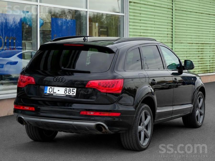 Melns Audi Q7 2012 Rīga, ar dzinēja tilpumu 3.00 L un nobraukumu 438 tūkst. km par 9900 €, foto 3 vietnē AUTOMOTO.COM.LV