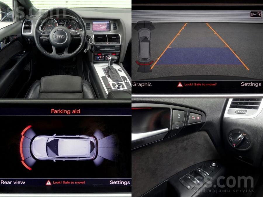 Melns Audi Q7 2012 Rīga, ar dzinēja tilpumu 3.00 L un nobraukumu 438 tūkst. km par 9900 €, foto 14 vietnē AUTOMOTO.COM.LV
