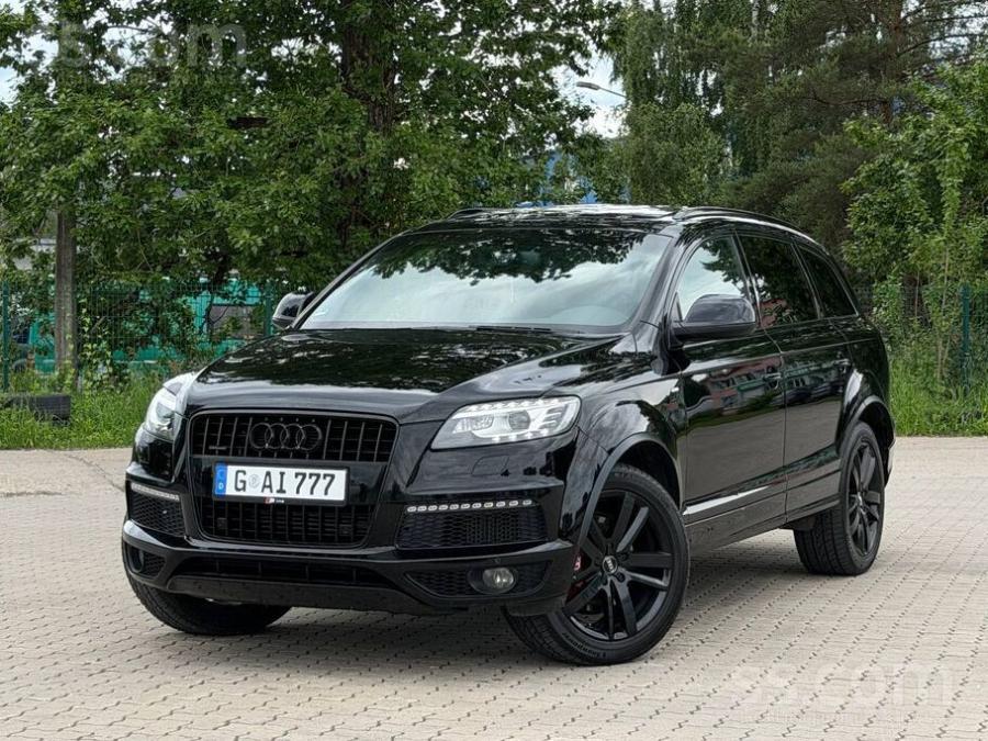 Melns Audi Q7 2012 Rīga, ar dzinēja tilpumu 3.00 L un nobraukumu 0 tūkst. km par 13900 €, foto 1 vietnē AUTOMOTO.COM.LV