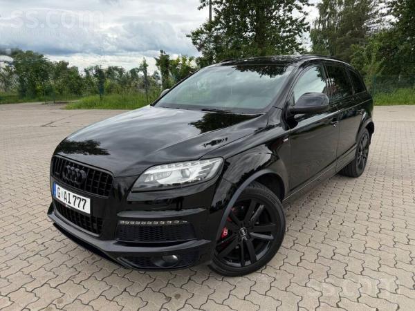 Black Audi Q7 2012 in Riga, with an engine capacity of 3.00 L and mileage of 0 thousand km for 13900 €, photo 8 on AUTOMOTO.COM.LV
