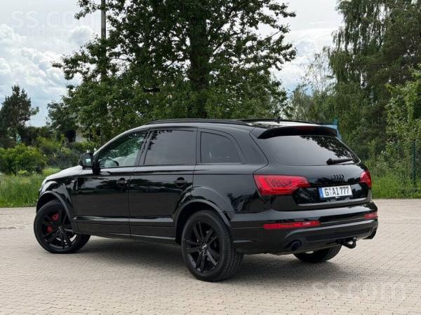 Black Audi Q7 2012 in Riga, with an engine capacity of 3.00 L and mileage of 0 thousand km for 13900 €, photo 10 on AUTOMOTO.COM.LV