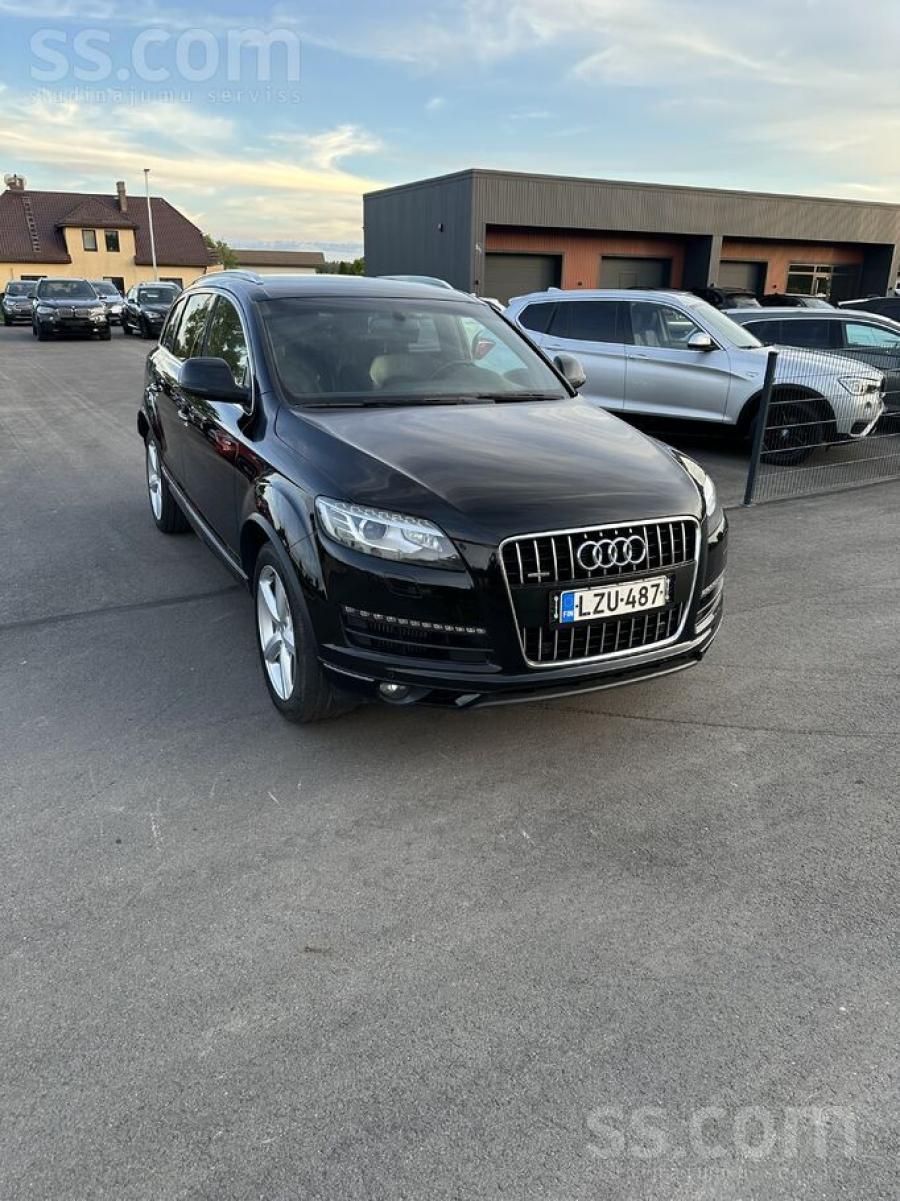 Melns Audi Q7 2012 Jelgava, ar dzinēja tilpumu 3.00 L un nobraukumu 370 tūkst. km par 9988 €, foto 4 vietnē AUTOMOTO.COM.LV