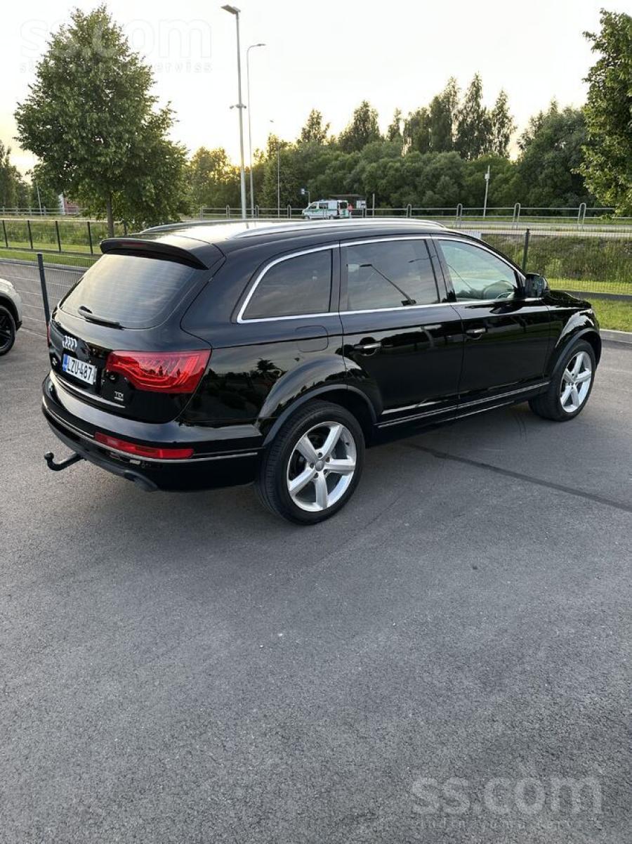 Melns Audi Q7 2012 Jelgava, ar dzinēja tilpumu 3.00 L un nobraukumu 370 tūkst. km par 9988 €, foto 6 vietnē AUTOMOTO.COM.LV