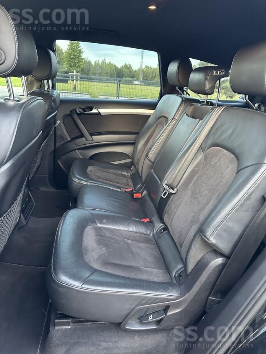 Melns Audi Q7 2012 Jelgava, ar dzinēja tilpumu 3.00 L un nobraukumu 370 tūkst. km par 9988 €, foto 11 vietnē AUTOMOTO.COM.LV