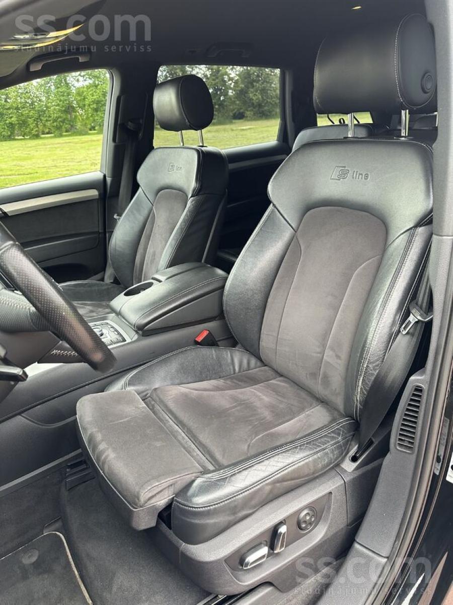 Melns Audi Q7 2012 Jelgava, ar dzinēja tilpumu 3.00 L un nobraukumu 370 tūkst. km par 9988 €, foto 18 vietnē AUTOMOTO.COM.LV