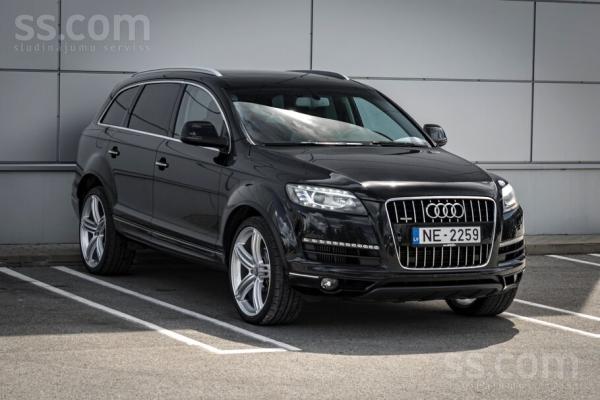 Melns Audi Q7 2012 Rīga, ar dzinēja tilpumu 3.00 L un nobraukumu 277 tūkst. km par 11990 €, foto 3 vietnē AUTOMOTO.COM.LV