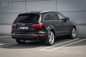 Black Audi Q7 2012 in Riga, with an engine capacity of 3.00 L and mileage of 277 thousand km for 11990 €, photo 5 on AUTOMOTO.COM.LV