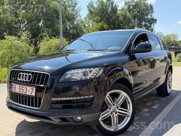 Black Audi Q7 2012 in Rezekne, with an engine capacity of 3.00 L and mileage of 272 thousand km for 10990 €, photo 3 on AUTOMOTO.COM.LV