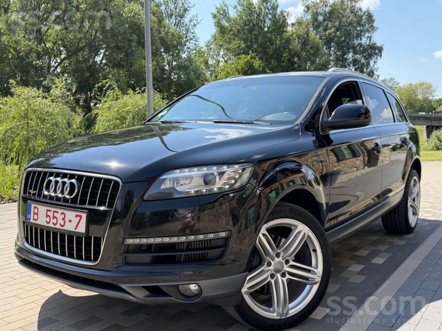 Melns Audi Q7 2012 Rēzekne, ar dzinēja tilpumu 3.00 L un nobraukumu 272 tūkst. km par 10990 €, foto 4 vietnē AUTOMOTO.COM.LV