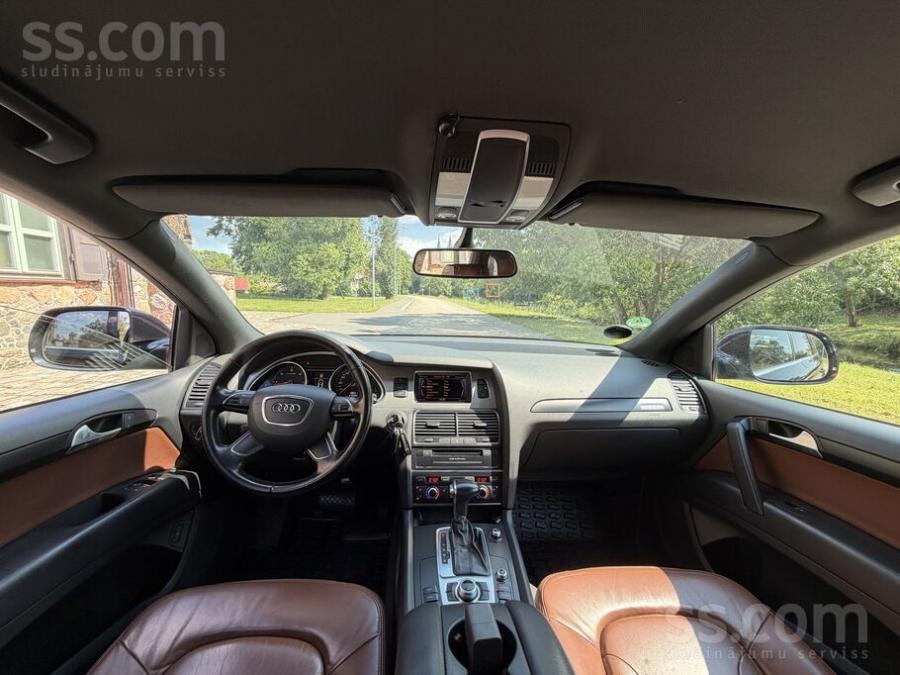 Melns Audi Q7 2012 Rēzekne, ar dzinēja tilpumu 3.00 L un nobraukumu 272 tūkst. km par 10990 €, foto 8 vietnē AUTOMOTO.COM.LV