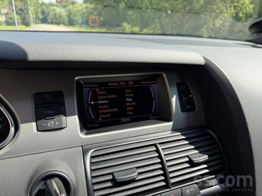 Melns Audi Q7 2012 Rēzekne, ar dzinēja tilpumu 3.00 L un nobraukumu 272 tūkst. km par 10990 €, foto 15 vietnē AUTOMOTO.COM.LV