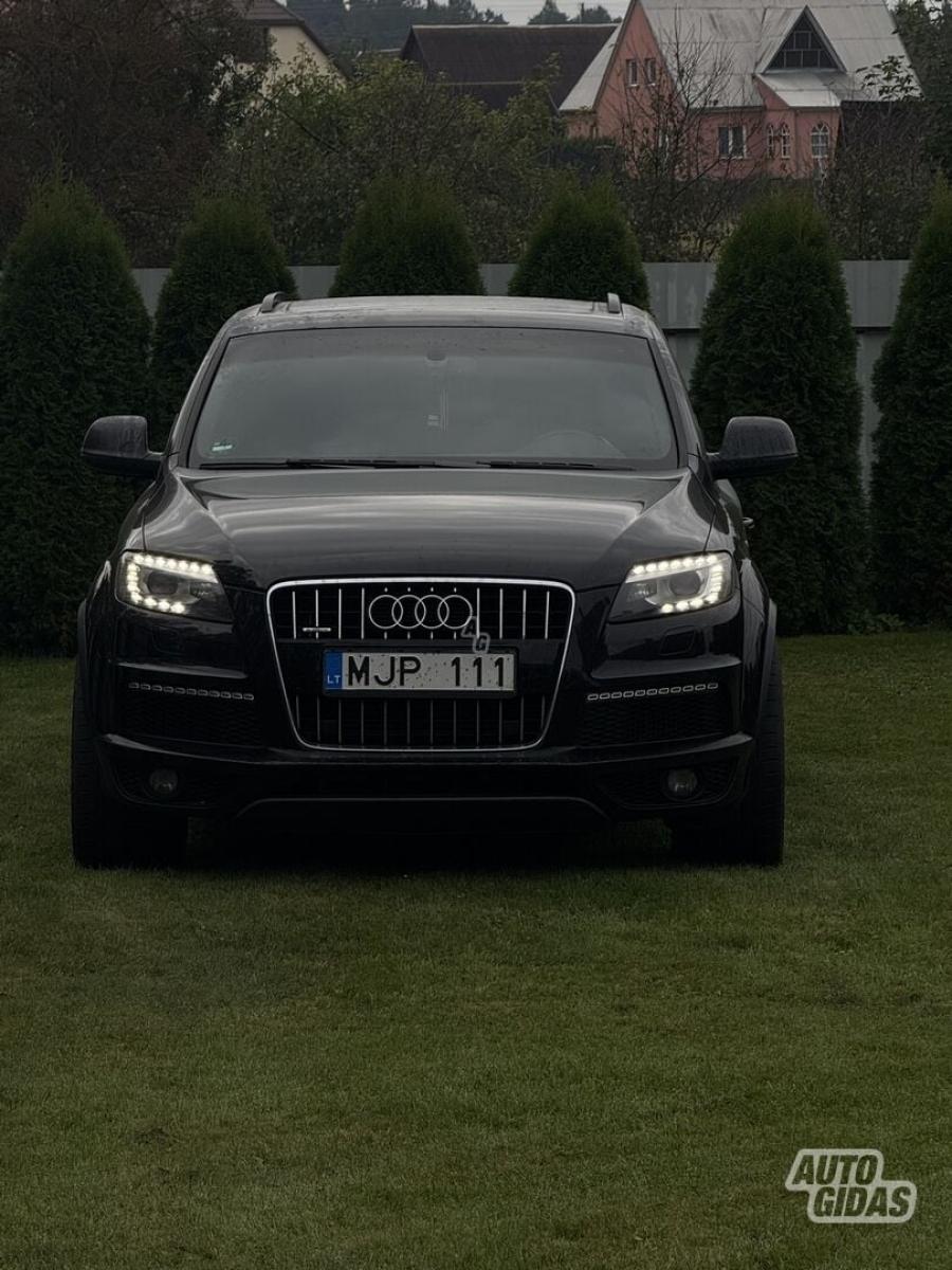 Black Audi Q7 2012 in Salcininkai, with an engine capacity of 3.00 L and mileage of 350 thousand km for 12500 €, photo 1 on AUTOMOTO.COM.LV