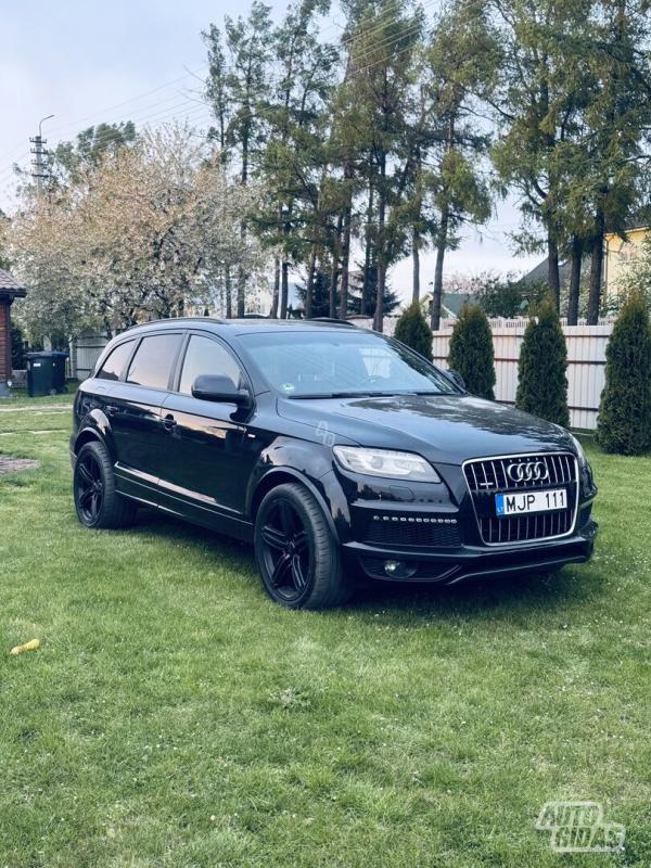 Melns Audi Q7 2012 Šalčininkai, ar dzinēja tilpumu 3.00 L un nobraukumu 350 tūkst. km par 12500 €, foto 2 vietnē AUTOMOTO.COM.LV