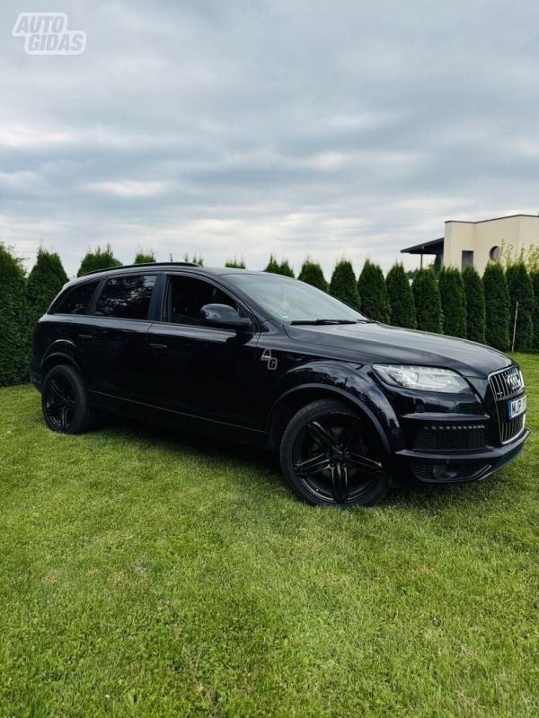 Melns Audi Q7 2012 Šalčininkai, ar dzinēja tilpumu 3.00 L un nobraukumu 350 tūkst. km par 12500 €, foto 3 vietnē AUTOMOTO.COM.LV