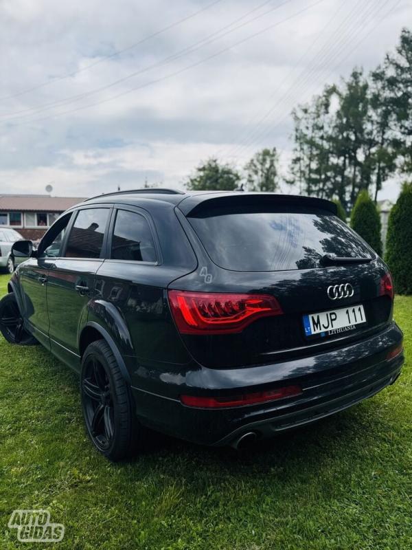 Melns Audi Q7 2012 Šalčininkai, ar dzinēja tilpumu 3.00 L un nobraukumu 350 tūkst. km par 12500 €, foto 4 vietnē AUTOMOTO.COM.LV